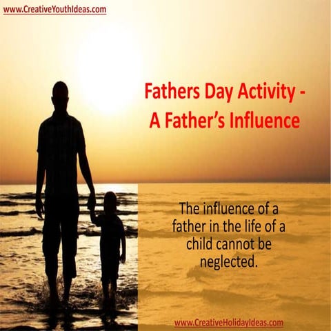 Fathers Day Activity - A Father’s Influence | PPTX