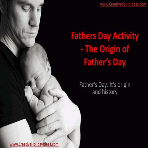 Fathers Day Activity - The Origin of Father’s Day | PPTX