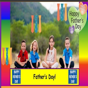 ESL Lesson: Father's day | PPTX