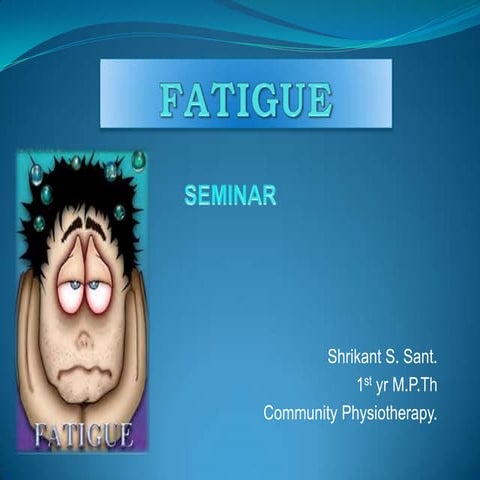 Fatigue | PPTX