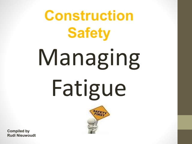 Working at Height - Falling Objects | PPSX