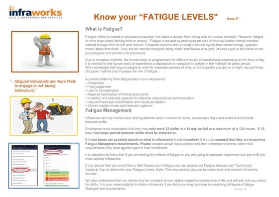 Fatigue Management Flyer | PPT