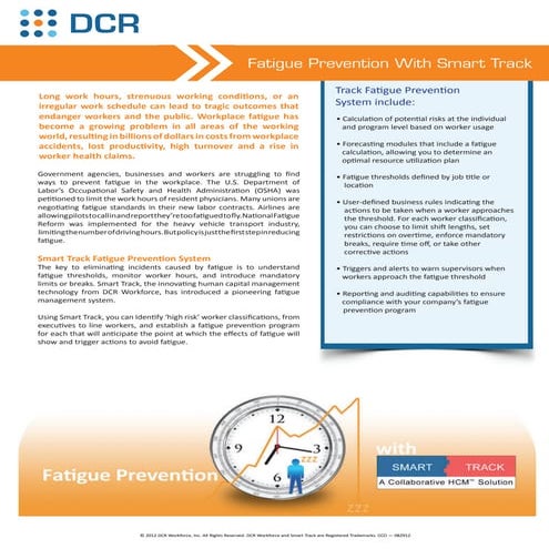 Fatigue Prevention | PDF