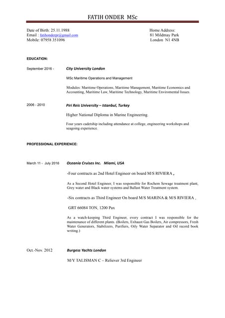 capt.ali-baycan(c.v)R | PDF