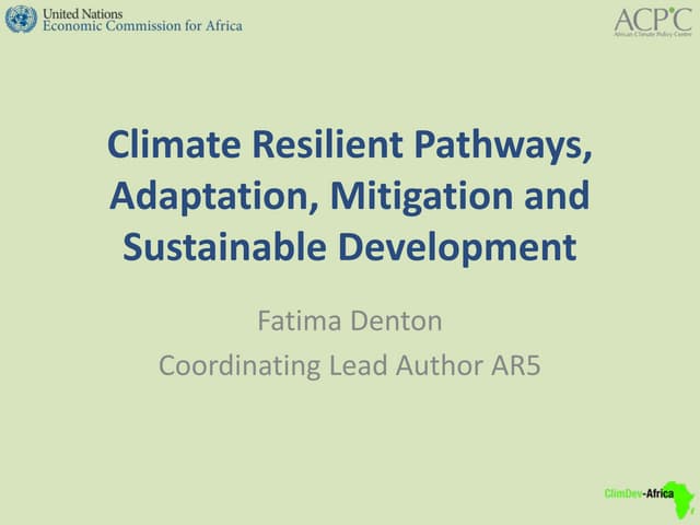 Climate Resilient Development | PPTX