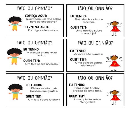 Fato ou opinião.pdf | Geography | Science