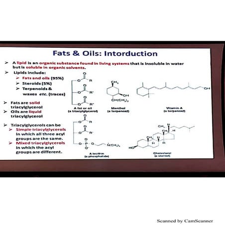 Fats and Oils. | PDF | Chemistry | Science