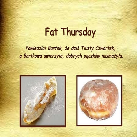 Fat thursday | ODP