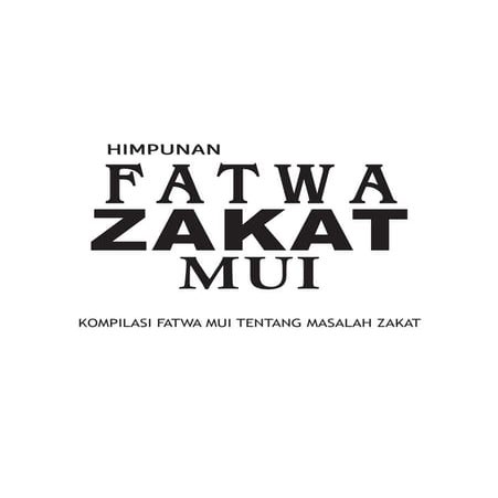 Fatwa mui zakat | PDF