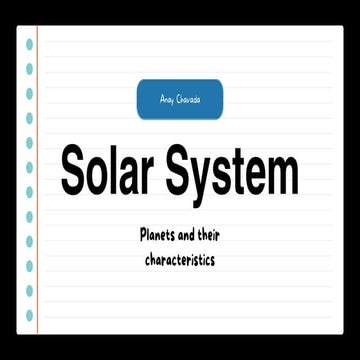 The Solar System | PPT