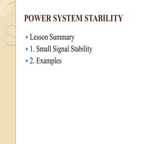 ETAP - Transient stability | PDF