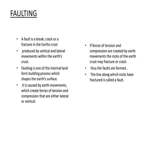 Chapter 9 folding and faulting | PPT
