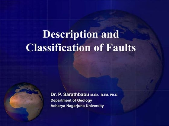 Description and classification of folds | PPT | Geology | Science