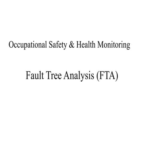 Fault_Tree_Analysis_Presentation for engineering | PPTX