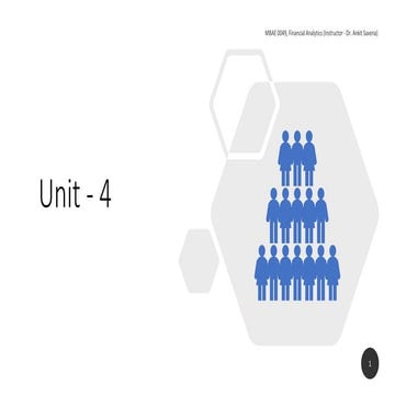 FA_Unit 4 (Time Series Analysis E-views).pdf | Stocks and Bonds | Personal Investing