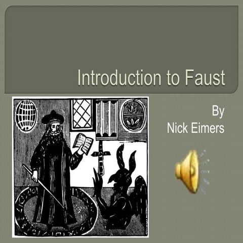 Faust by Nick imers | PPTX