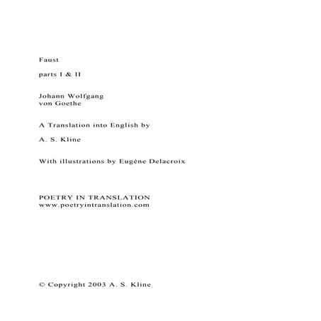 Faust parts I & II Johann Wolfgang von Goethe .docx