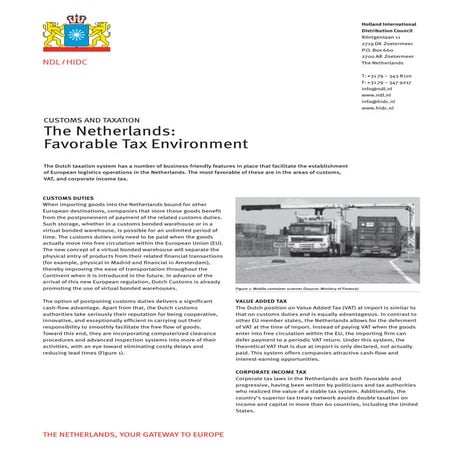 Favorable Tax Environment | PDF