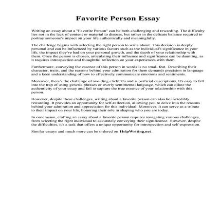 Favorite Person Essay.pdf