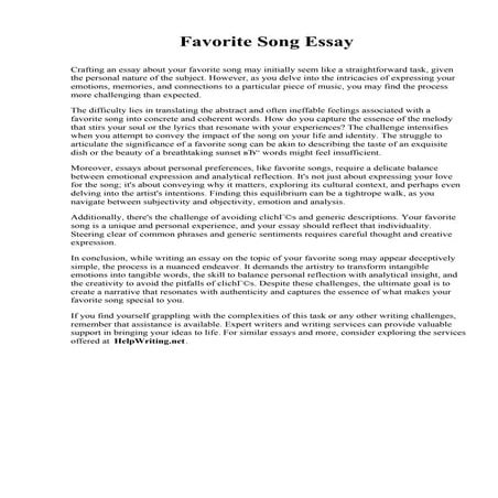 Favorite Song Essay.pdf