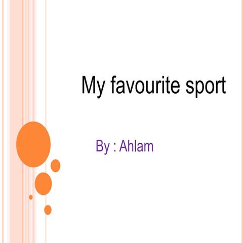 Favourite sport | PPTX
