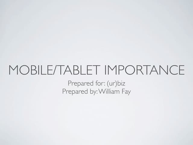 Design of mobile browsers | PPTX