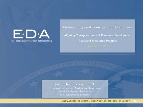 Economic Development Administration Update | PPT