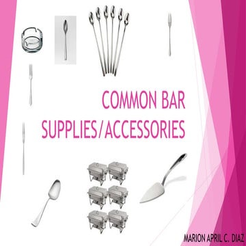 F&B- Common Bar Supplies&Accessories.pptx