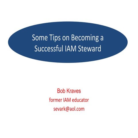 Tips for Stewards | PPT