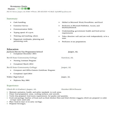 Resume | RTF