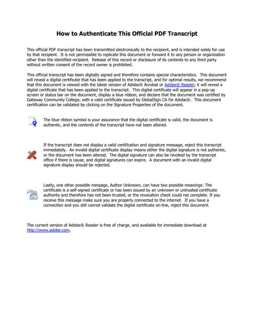 ged transcript | PDF