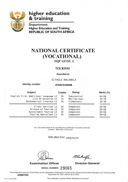 LTAQualificationCertificate | PDF