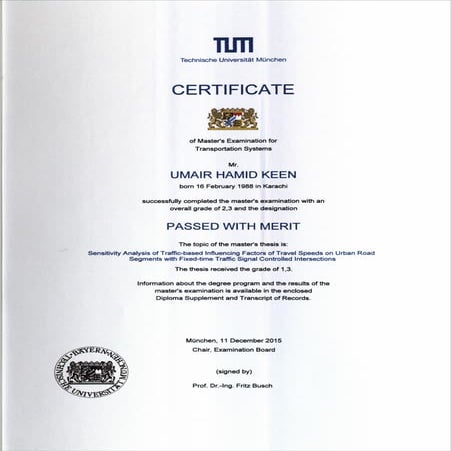 Certificate English | PDF