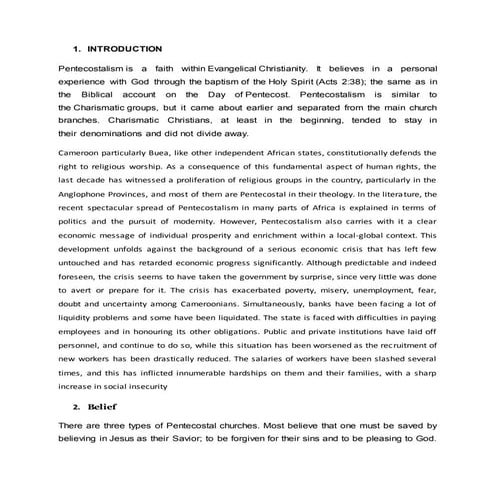 ANT603 Assignment | DOCX | Christianity | Religion & Spirituality