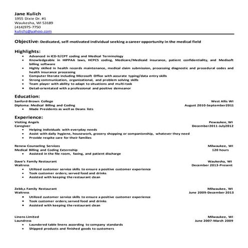 Brooke Schneider Resume | PDF