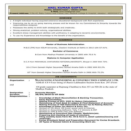 Curriculam Vitae | DOCX