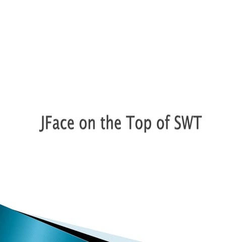 Jface | PPT | Free Download
