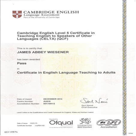 CELTA CERTIFICATION | PDF