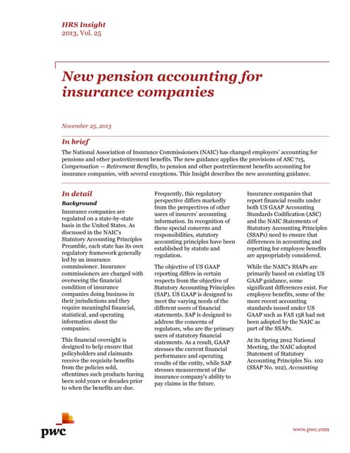 Accounting for Pension | PDF