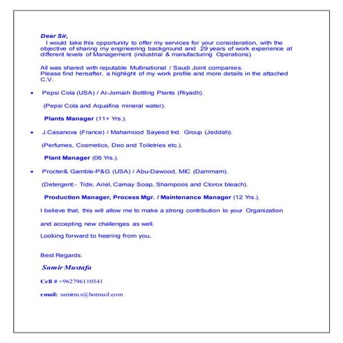 Samir CV | DOCX