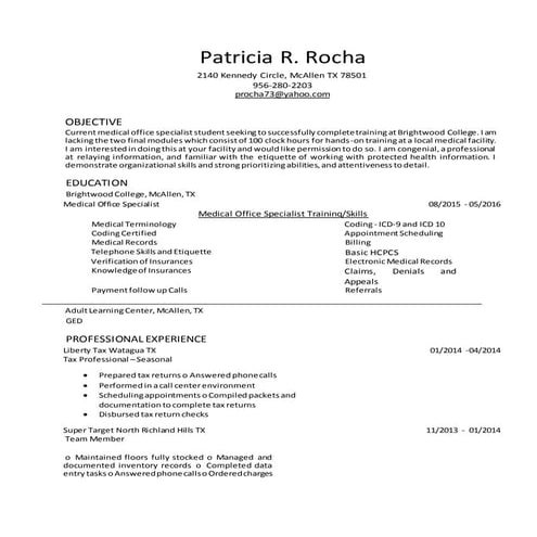 Resume16 | PDF