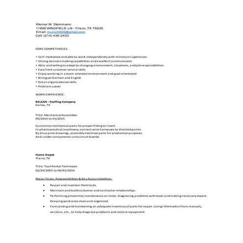 Michael resume-current | PDF