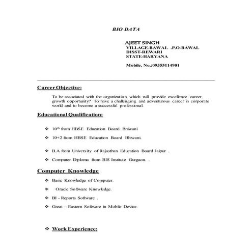 Resume_Update | PDF