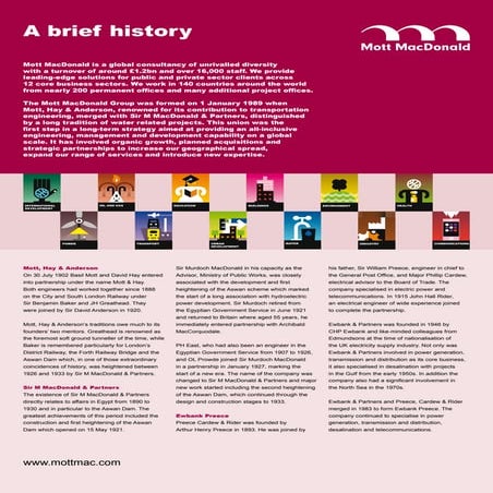 History of Mott MacDonald flyer_2016_lo | PDF