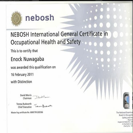 nebosh general | PDF