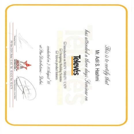 televes course | PDF