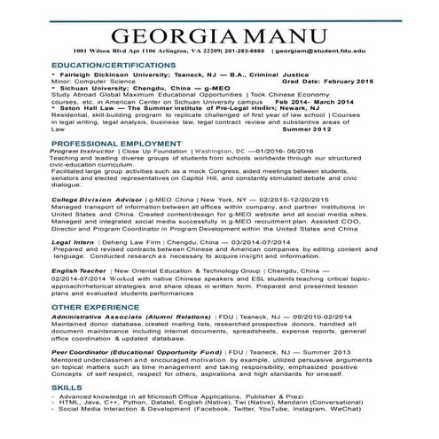 My Resume | PDF
