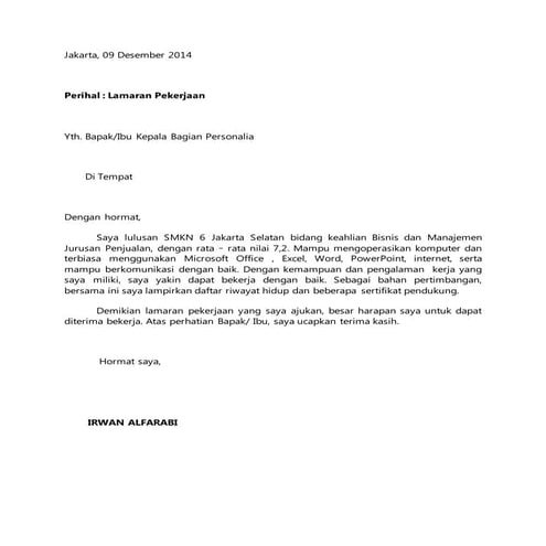 CV. Irwan Alfarabi | DOCX