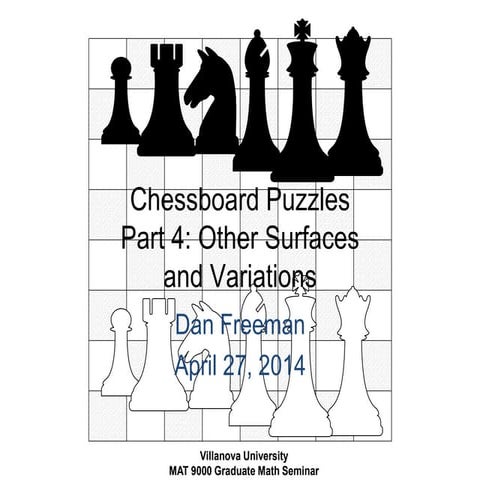 Chessboard Puzzles Part 4 - Other Surfaces and Variations | PPTX
