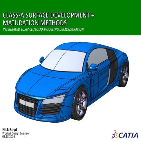 Class-A Surface Development + Maturation Methods | PPTX